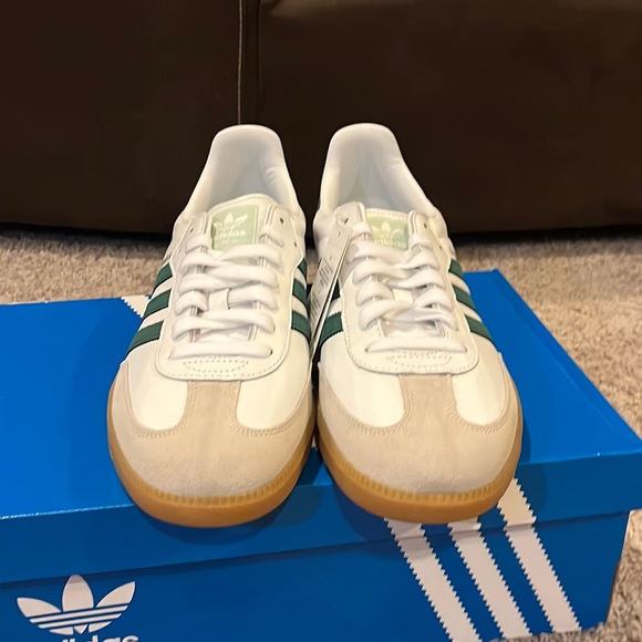 adidas | Shoes | Adidas Samba Og Shoes Sneakers New White Green Gum ...